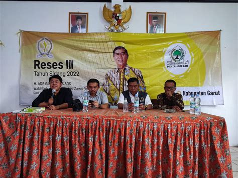 Ade Ginanjar Serap Aspirasi Melalui Reses Kilas Garut News