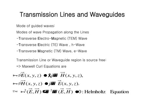 Ppt Transmission Lines And Waveguides Powerpoint Presentation Free Download Id9578749