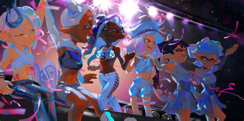 Callie Marie Marina Pearl Shiver And 2 More Splatoon And 3 More