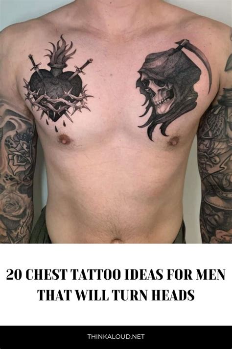 20 Chest Tattoo Ideas For Men That Will Turn Heads Chest Tattoo Cool