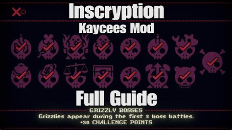 Inscryption Kaycees Mod Guide Tips And Tricks For Mastery Youtube