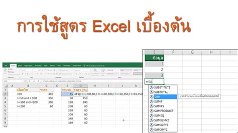 สูตร Excel บวก ลบ คูณ หาร ประสบการณ์มีประโยชน์มากที่สุด เว็บไซต์ที่