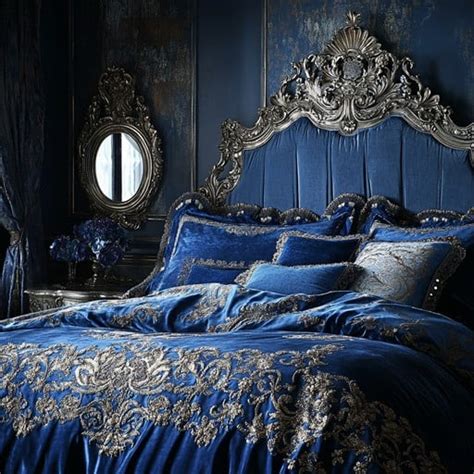 Royal Blue Bedroom Design Ideas