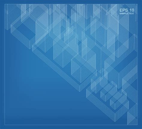 Premium Vector Abstract 3d Perspective Render Of Building Wireframe Architectural