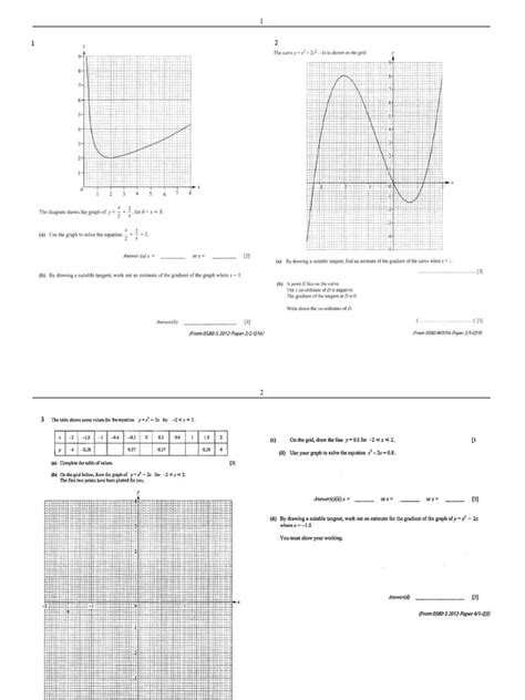 Chapter18 Curved Graphs Review Pdf
