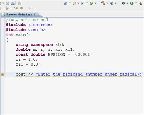 Newton S Method In C YouTube