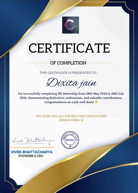 Hr Recruiting Internship Skilltech Humanresources Campustocorporate Dixita Jain