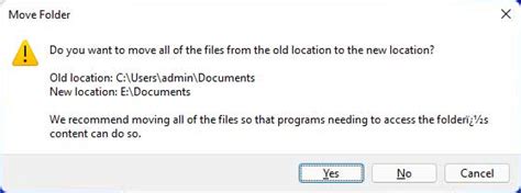 Change The Default Storage Location For The Documents Pictures Videos Music Desktop And
