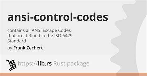 Ansi Control Codes — Cli For Rust Librs