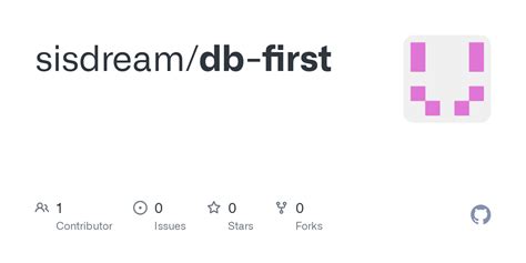 GitHub Sisdream Db First