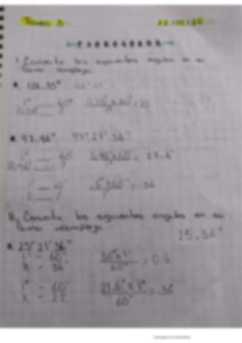 SOLUTION: Conversi n de la medida de ngulos de un sistema a otro - Studypool