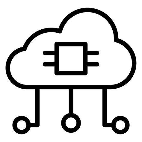 Premium Vector Cloud Computing Icon Style