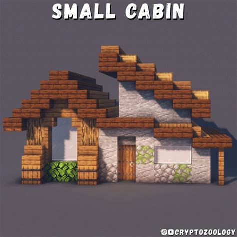 Small Minecraft Cabin Minecraft Crafts Minecraft Shops Minecraft