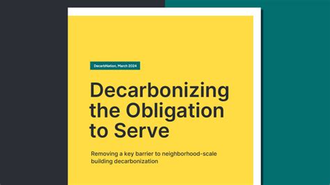 Neighborhood Scale Building Decarbonization Bdc