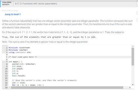Solved Jump To Level 1 Define A Function Issumodd 0 That Has