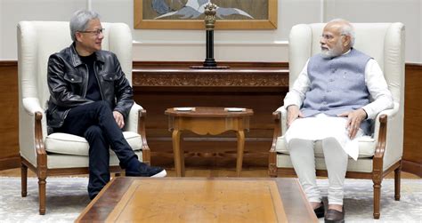 Nvidia Ceo Meets With India Prime Minister Narendra Modi Nvidia Blogs