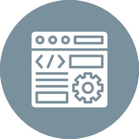 Premium Vector Code Settings Vector Icon Illustration Of Coding And