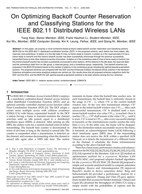 pdf on optimizing backoff counter reservation and classifying