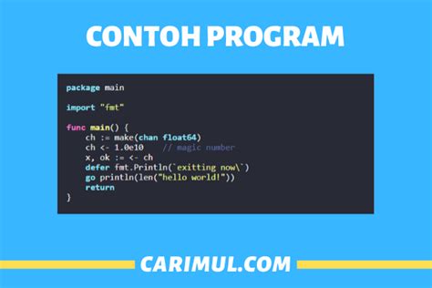 Contoh Program Perulangan Rekursif Carimul