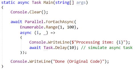 jeremy bytes parallel foreachasync and exceptions
