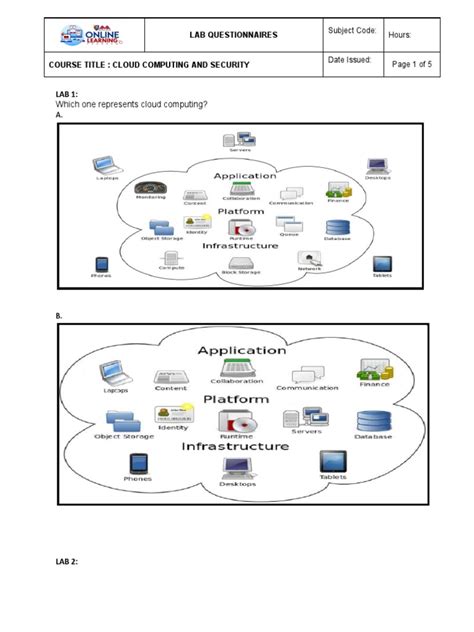 Cloud Computing And Security Lab Pdf Computers Technology