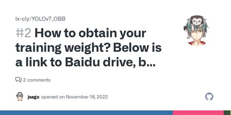 how to obtain your training weight below is a link to baidu drive but