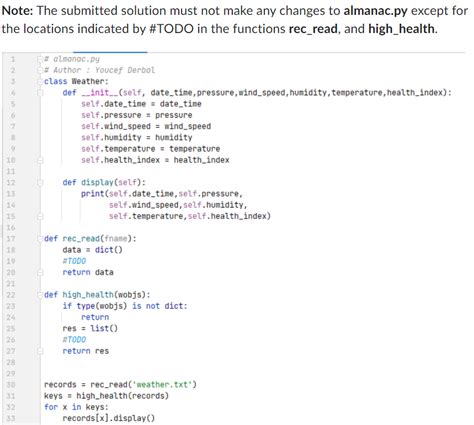 Solved Using Python Please Solve The Following Question