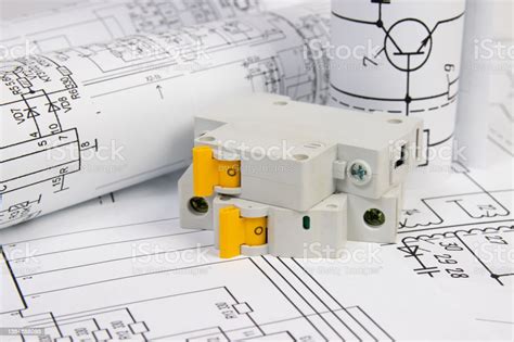 Electrical Circuit Breaker On Paper Electrical Engineering Drawings