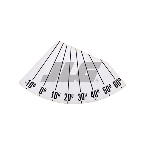 Jlg Part 10215784 Decal Angle Indicator