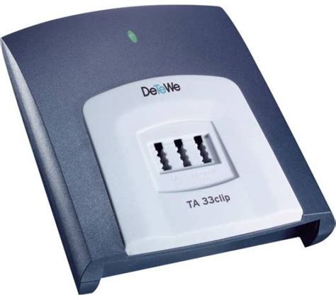 Detewe Terminaladapter Ta33 Clip Isdn To Fxs