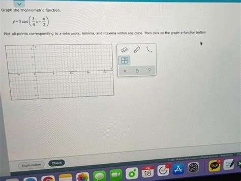 Solved Graph The Trigonometric Function Y 3 Cos Plot All