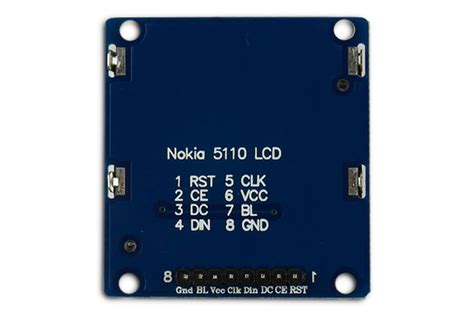 Embedded Adventures LCD Displays 84x48 Nokia 5110 LCD Display