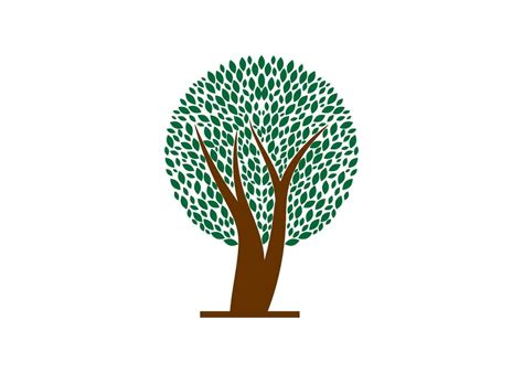 Tree Icon Design Vector Vector Art At Vecteezy