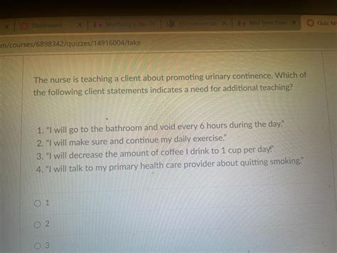 solved r n r n r nthe nurse has taught a client who has