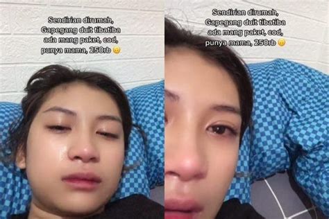 Viral Cewek Nangis Nangis Didatangi Kurir Paket Publik Kebiasaan Emak Yang Bikin Malu
