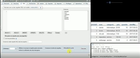 Tuto Apprendre Le Langage Sql Niveau 2 Avec Sql Sur