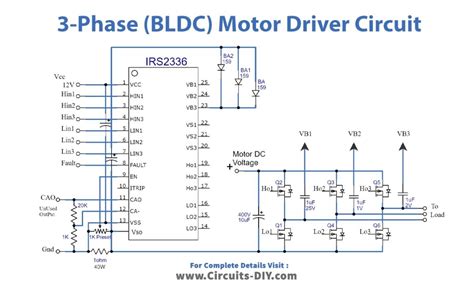 How To Build A 3 Phase Brushless Bldc Motor Driver Circuit Artofit