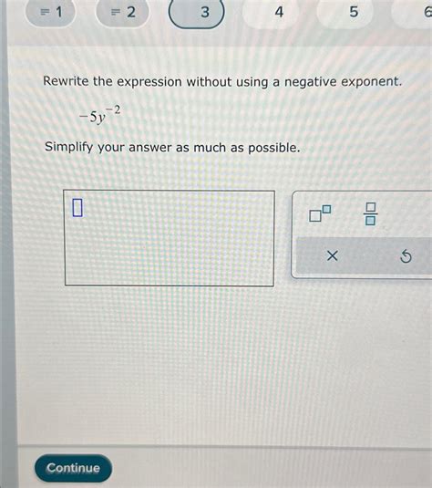 Solved Rewrite The Expression Without Using A Negative Chegg