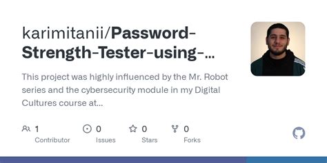 Github Karimitanii Password Strength Tester Using Tensor Flow This Project Was Highly