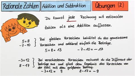 Rechnen Mit Rationale Zahlen Arbeitsblätter Mit Lösungen 7 Klasse