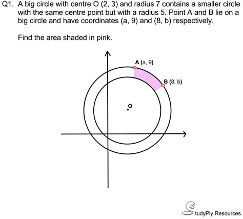 Hard Circle Area Question Dare To Try R Gcse