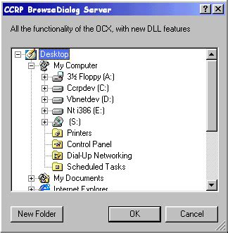 CCRP BrowseDialog Server For VB