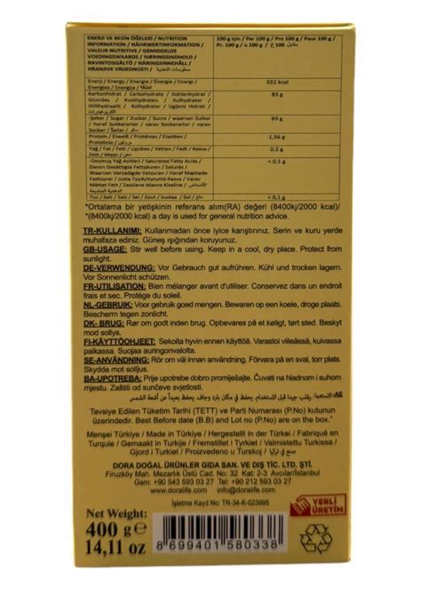 Doralife Manisa Mesir Paste 400 G Shop Apotheke