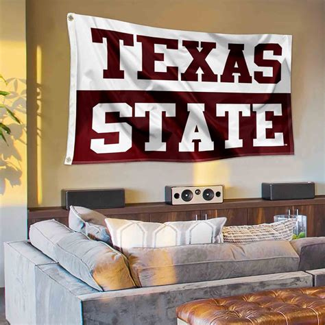 Texas State Bobcats Flag State Street Products