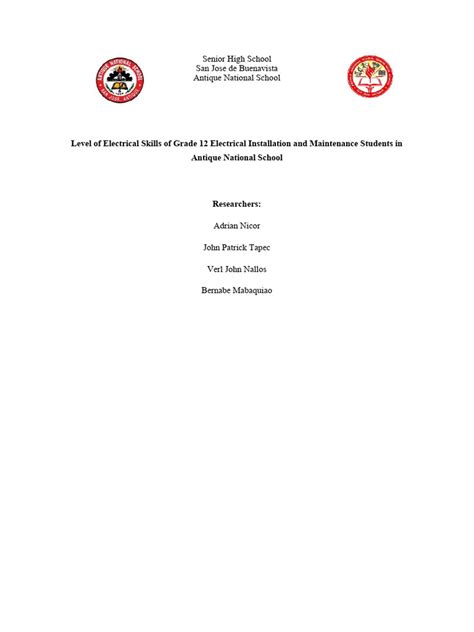 Practical Research 2 Autorecovered Pdf Electrician