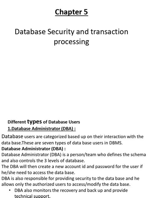Dms Unit 5 Pdf Databases Database Transaction