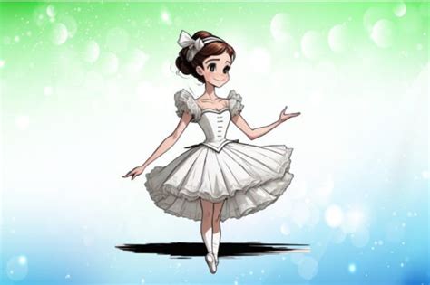 Sweet Ballerina Clipart Graphic By Lazy Craft Creative Fabrica