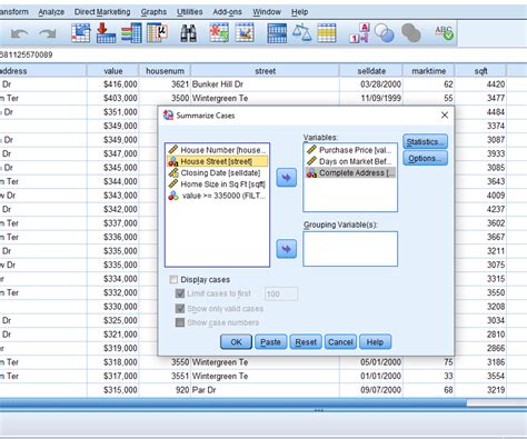 Case Summary Analysis With Ibm Spss