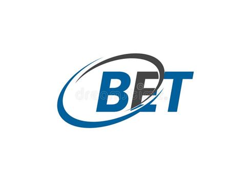 Bet Logo Design Vector Illustration Stock Vector Illustration Of