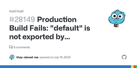 Production Build Fails Default Is Not Exported By Nodemodulesunenvruntimepolyfill